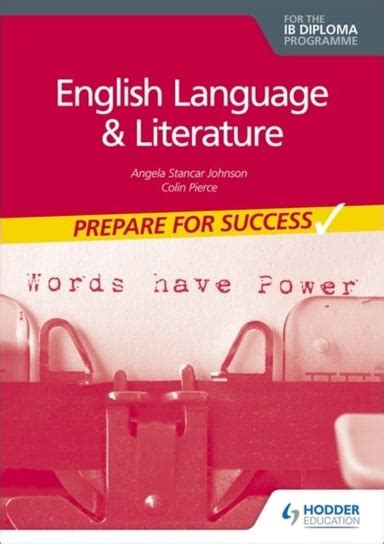 Prepare For Success English Language And Literature For The IB Diploma