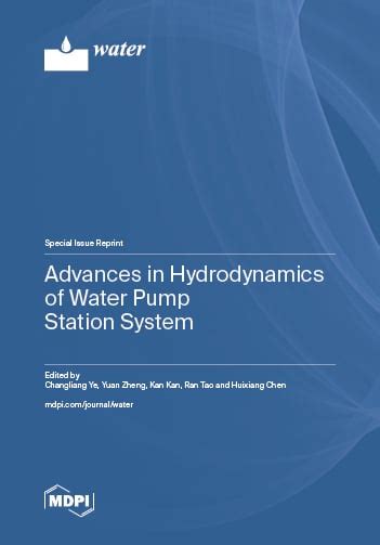 Advances In Hydrodynamics Of Water Pump Station System Mdpi Books