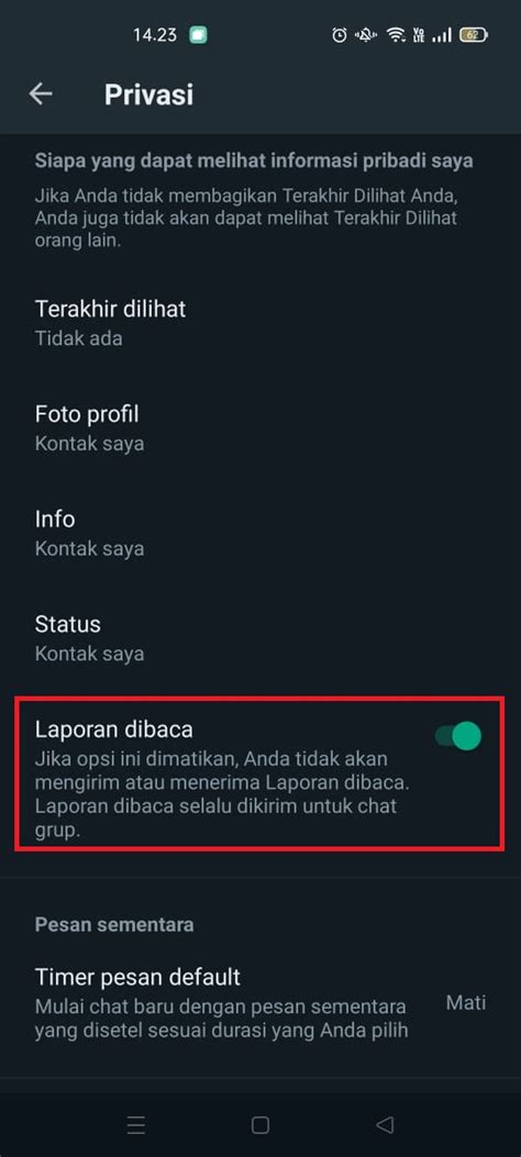 Cara Menonaktifkan Centang Biru Di WhatsApp Cuma 5 Detik