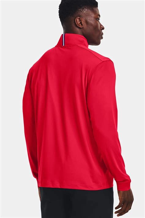 Under Armour Mens Ua Playoff 20 14 Zip Top Radio Red Bauhaus
