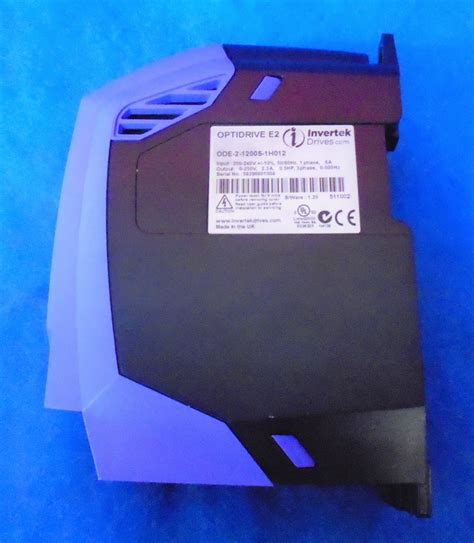 Invertek Vfd Ode 2 12005 1h012 05hp 250v 3ph 1yr Warranty Integrity