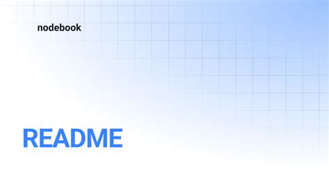 Readme Nodebook