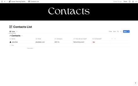 Job Application Tracker Prototion Buy Notion Template