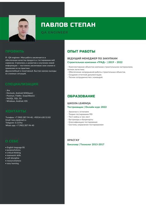 Stepan Pavlov в Linkedin Qa Engineer Testing Opentowork