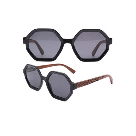 Classic Retro Oversized Fashionable Irregular Geometric Sunglasses From