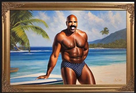 Steve Harvey In A Speedo Art Rsteveharvey