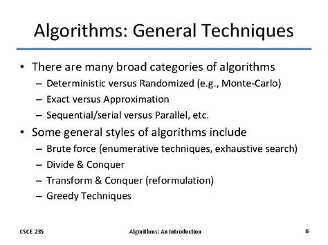Algorithms An Introduction Algorithm Is A Distortion Of