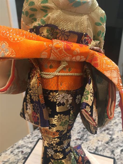 Vintage Large 18 Japanese Geisha Doll Composition Head Authentic
