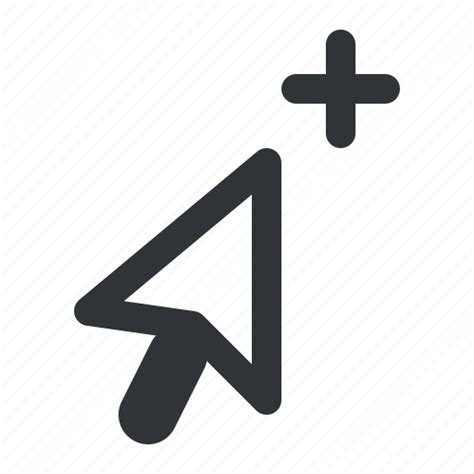 Add Cursor Mouse Plus Pointer Right Icon Download On Iconfinder