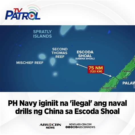 Abs Cbn News Iginiit Ng Philippine Navy Na Ilegal Ang
