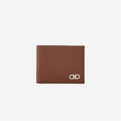 페라가모 간치니 지갑 빅 서 소일 블루 마린 Ferragamo Kream