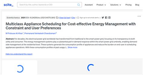 Multiclass Appliance Scheduling For Cost Effective Energy Management
