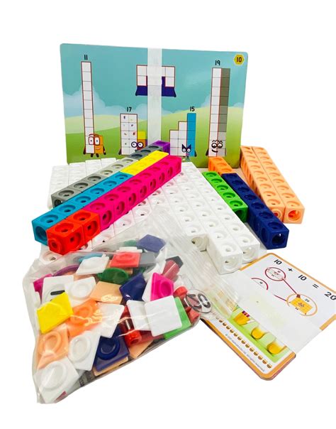 Hand2mind Mathlink Cubes Numberblocks 11 20 Activity Ubuy India