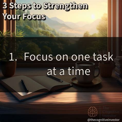 Mindfulfocus Singletasking Stayfocused Productivitytips Cognitiveinvestor The Cognitive