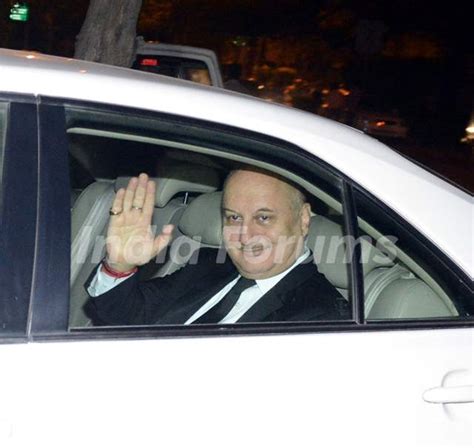 Anupam Kher Smiles For The Camera At Suresh Raina And Priyanka Chaudhary S Wedding Ceremony