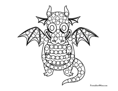 Printable Dot Painting Templates
