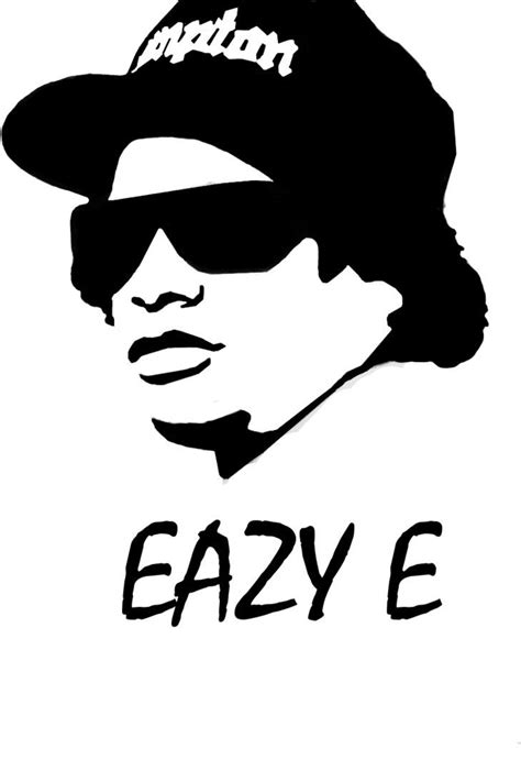 Eazy E Stencil Graffiti
