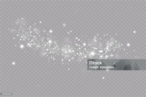 Cahaya Vektor Dengan Glitter Bintang Efek Sihir Latar Belakang Efek
