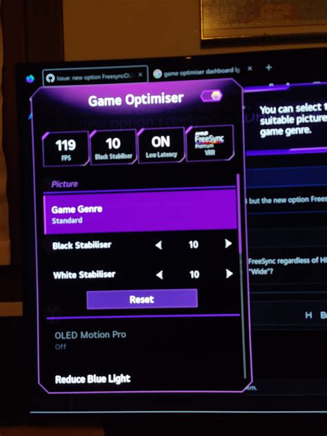 Issue New Option FreesyncOLEDHDMI Not Working Issue Maassoft ColorControl GitHub