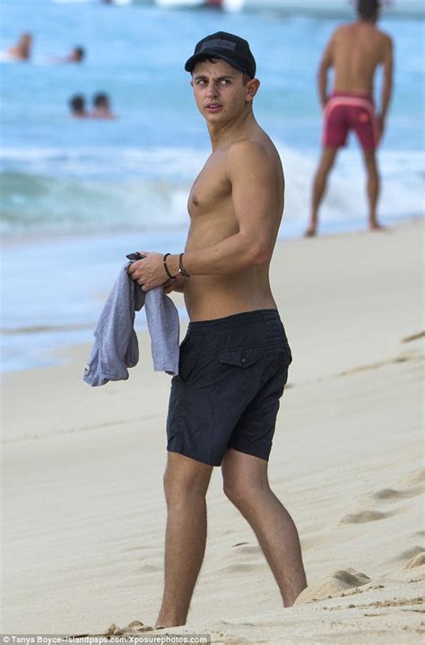 Gary Linekers Shirtless Son George Shows Off His Toned Physique In