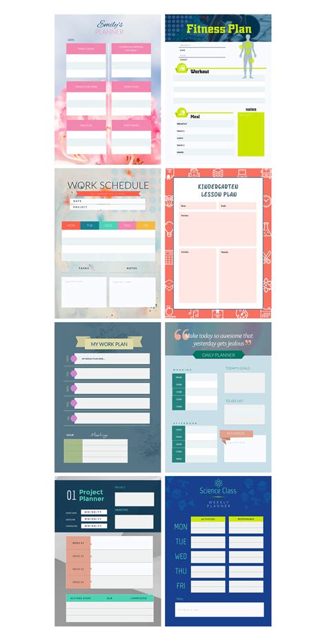 Free Schedule Maker Schedule Builder Visme
