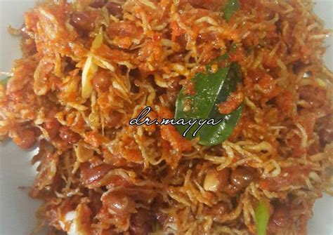 Resep Ikan Teri Sambal Pake Kacang Oleh Dr Mayya Butarbutar Cookpad