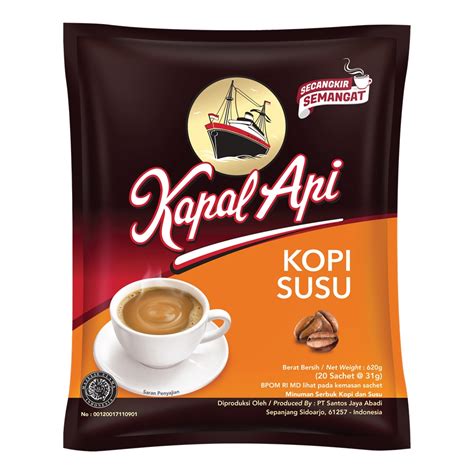 Kapal Api Kopi Susu Bag Sachet Gram Kapal Api Store