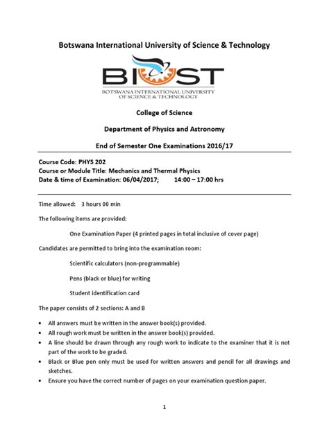 Phys 202 Exam Pdf Gases Heat