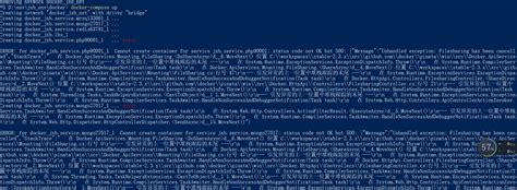 Win10下 执行docker Compose Up 报cannot Create Container For Xxx 简书