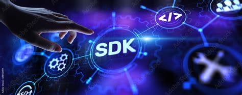 Sdk Software Development Kit Programming Language Technology Concept On