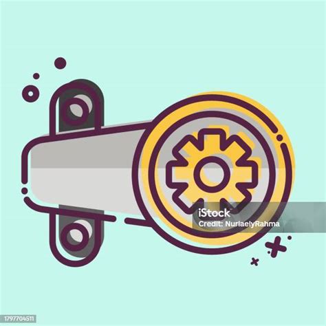 아이콘 스티어링 기어박스 자동차 정비 기호와 관련이 있습니다 Mbe 스타일 심플한 디자인 편집 가능 간단한 일러스트레이션 가솔린에 대한 스톡 벡터 아트 및 기타 이미지