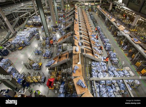 Interior View Of The Royal Mails Worldwide Distribution Centre Near
