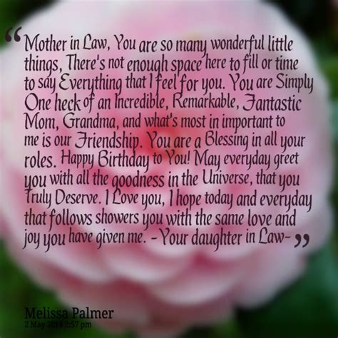 47 Happy Birthday Mother In Law Quotes My Happy Birthday Wishes