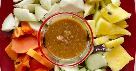 Resep Rujak Buah Bumbu Kacang Oleh Anik Andayani Cookpad