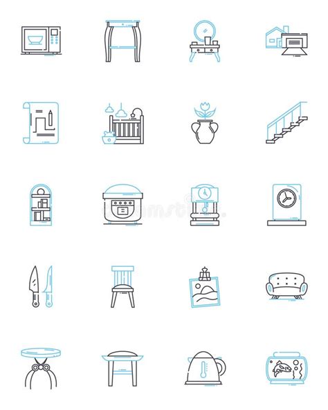 Product Design Linear Icons Set Innovation Aesthetics User Friendly Prototyping Ergonomics