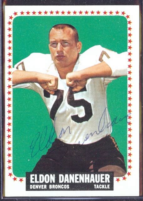 1964 Topps 044 Eldon Danenhauer Tales From The Afl