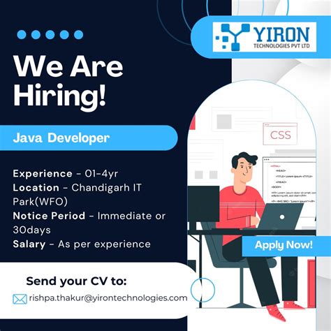 Hr Yiron On Linkedin Hiringalert Javadeveloper Javadeveloperjobs