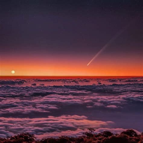 El Cometa del Siglo el más brillante en cien años se acerca a la