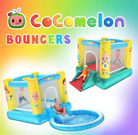 Cocomelon Jump N Slide Bouncers Includes Electric Air Pump