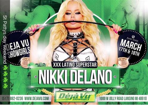 Nikki Delano Featuring This Weekend At DÃ©jÃ Vu In Lansing Mirogreviews