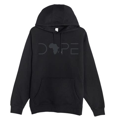 Dope Hoodie Black On Black Janee Michal