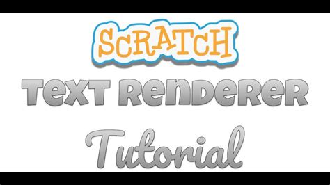 How To Make An Easy Text Renderer In Scratch YouTube