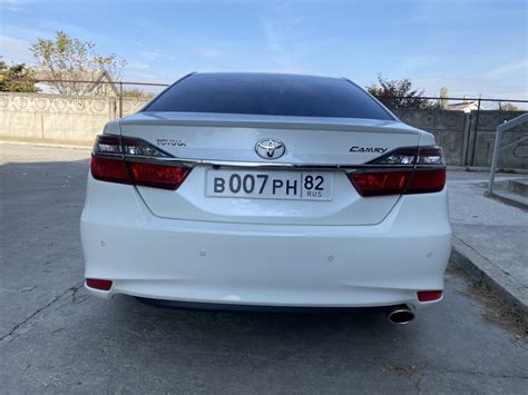 Лип спойлер — Toyota Camry (XV50), 2,5 л, 2014 года | аксессуары | DRIVE2