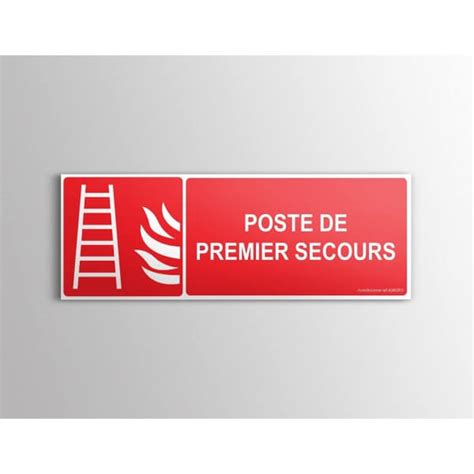 Panneau Poste Secours Sécurité Urgence Maximale