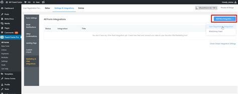 how to create a user registration form fluent forms