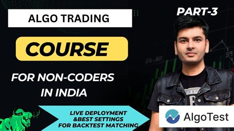 Algo Trading Course For Non Coders Part 3 Live Deployment Portfolios Youtube