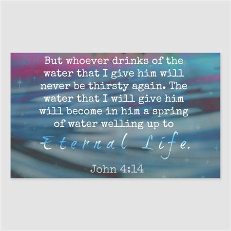 John 414 Water And Sky Rectangular Sticker Zazzle Motivational