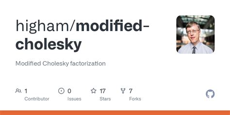 github higham modified cholesky modified cholesky factorization