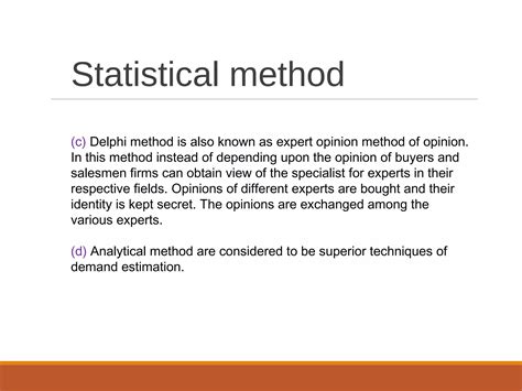 Demand Forecasting Ppt