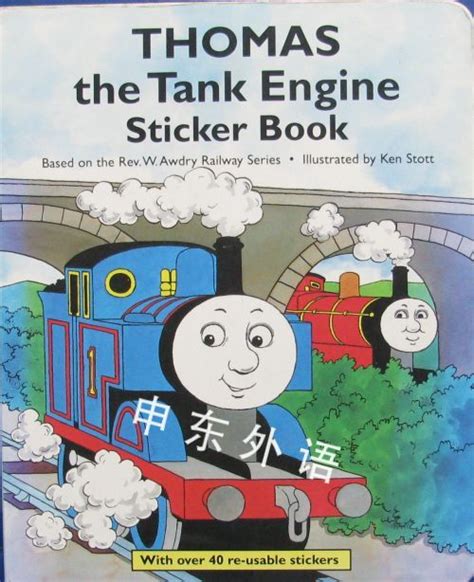 Thomas The Tank Engine Sticker Book托马斯坦克引擎电视热门人物儿童图书进口图书进口书原版书绘